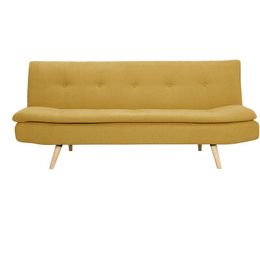 Miliboo Schlafsofa skandinavisches Design 3 Plätze Gelb senso - Gelb