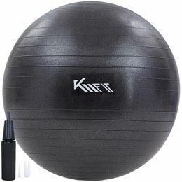 Gymnastikball 55 cm Trainingsball mit Luft-Pumpe Sitzball Büro Anti-Burst Ball für Fitness, Yoga, Gymnastik, Core Training Pezziball Yogaball