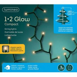 Led Lichterkette 1•2 Glow Compact 180 cm 540 Lichter klassisch warm - Lumineo