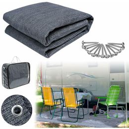 Yardin - Vorzeltteppich Outdoor Teppich Camping Teppich Zeltteppich Zeltunterlage Waschmaschinenfest rutschfest Schimmelfrei Vorzeltteppiche für