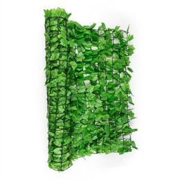 Fency Bright Ivy Sichtschutzzaun Windschutz 300x150 cm Efeu hellgrün - Grün - Blumfeldt
