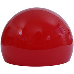 Neuwertig] Lampenschirm HHG 106 für Bogen- und Pendelleuchte, Ersatzschirm, ø 40cm, Kunststoff rot - red