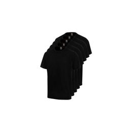 Würth MODYF Arbeits T-Shirt 5er Pack schwarz - Gr. 4XL - schwarz - Würth Modyf