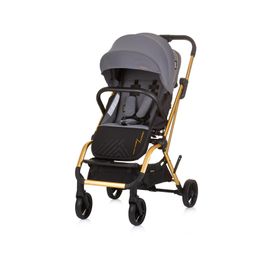 Chipolino Kinderwagen, Buggy Twister 360 Grad drehbar, Rückenlehne verstellbar grau