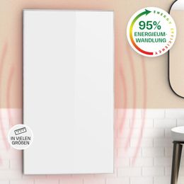 Wonderwall 45 Infrarot-Heizung 50x90cm 450W Wochentimer IP24 - Weiß - Klarstein