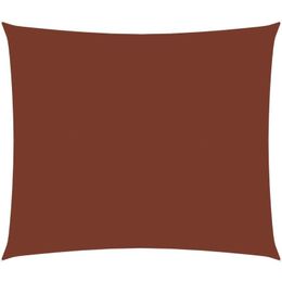 Bonnevie - Sonnensegel Oxford-Gewebe Rechteckig 3x4 m Terrakotta-Rot vidaXL981893
