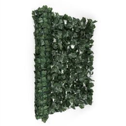 Blumfeldt - Fency Dark Ivy Sichtschutzzaun Windschutz 300x150 cm Efeu dunkelgrün - Waldgrün