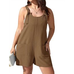 RUZU UG Baukastenhose Frühlings- und Sommer-Camisole-Jumpsuit für Damen (1-tlg)