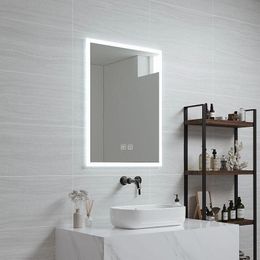 LED-Badspiegel Scafa 45x60 cm Weiß [ Pro.tec Weiß