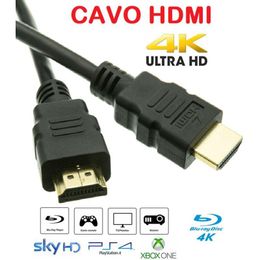 Aigostar - hdmi kabel high speed 4k Full hdtv 3d tv ps4 ps3 videoprojektor vergoldete Stecker pc 3 mt