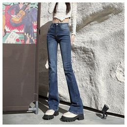 ZWY Jeanslatzhose Damen Jeans Straight-Jeans Slim-fit-Jeans Skinny-fit-Jeans Jeanshose