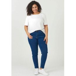ADIA Regular-fit-Jeans 7/8 Jeans "Milan" in angesagter Länge, blau