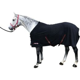 HORSE GUARD - Infrarot Fleecedecke Pferde Abschwitzdecke schwarz versch. Größe