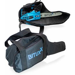 BITUXX - Transporttasche Motorsägentasche Aufbewahrungstasche für Mini / Einhand Kettensägen - Schwarz