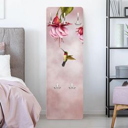 MICASIA Garderobe - Kolibri - Rosa Pink Größe HxB: 119cm x 39cm