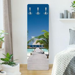 MICASIA Garderobe - Catwalk To Paradise - Blau Größe HxB: 119cm x 39cm