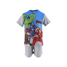 The AVENGERS Shorty Iron Man Thor Hulk Kinder Jungen Pyjama Schlaf-Set (2 tlg)