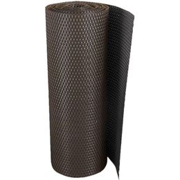 Sichtschutzmatte Rattan Optik - 1 x 5m Dunkelbraun