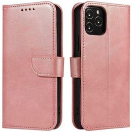 cofi1453® Premium Magnet Case Buch Tasche Schutzhülle aufklappbare Hülle Standfunktion Zubehör kompatibel mit Samsung Galaxy A52s 5G (A528B) Rosa