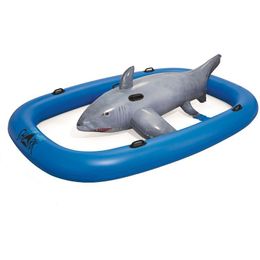 Bestway - Schwimmtier "Haifisch" 310 x 213 cm - Mehrfarbig