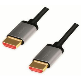 HDMI-Kabel CHA0105, Stecker/Stecker, Alu, 8k, 2 m - Logilink
