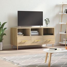 Bonnevie - TV-Schrank,TV-Möbel Sonoma-Eiche 102x36x50 cm Holzwerkstoff vidaXL