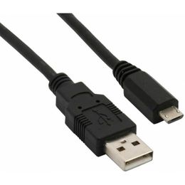 Sharkoon Kabel USB 2.0 A-B Micro 2,0m schwarz (4044951015498)
