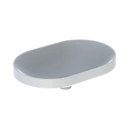 VariForm Einbauwaschtisch elliptisch, 600x400mm, ohne Hahnloch, ohne Überlauf, Farbe: Weiß, mit KeraTect - 500.731.00.2 - Keramag