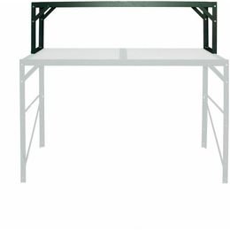 Tischaufsatz für Pflanztisch mit Arbeitsplatte aus Hohlkammerplatten smaragd grün - Vitavia