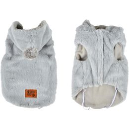 Dynamic24 Hundejacke Teddyfleece grau Gr. L 6ANI1420T40