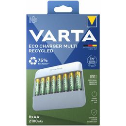 Varta - Ladegerät Eco Charger Pro Recycled 8x aa 56816 2100mAh