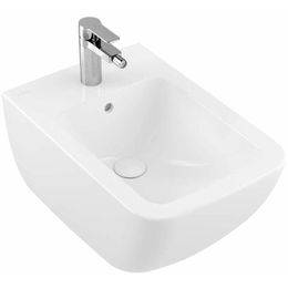 Villeroy & Boch Venticello - Dusch wc, Wandmontage, mit 1 Hahnloch, CeramicPlus, Alpinweiß 441100R1 - Villeroy&boch