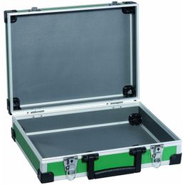 TrendLine - Universalkoffer Alu Optik Grün Transportbox Sortimentskoffer