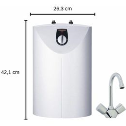 Druckloser Untertisch-Speicher snu 5 sl Set 5 Liter Warmwasserspeicher - Stiebel Eltron