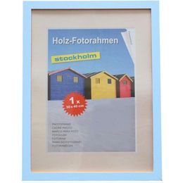 BURI Holz Fotorahmen Bilderrhalter 40x50 cm verschiedene Farben Dekoration Träger