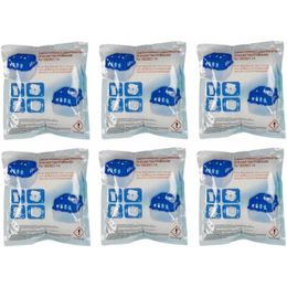 BURI 6er Pack Luftentfeuchter Nachfüllbeutel 450g Granulat Raumentfeuchter Nachfüller