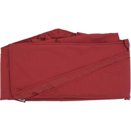 Neuwertig] Sonnenschirmbezug HHG 692, 8 Streben rund Ø4m 220g/m² Polyester, Ersatz-Bezug z.B. für Ampelschirm HHG 692 bordeaux - red