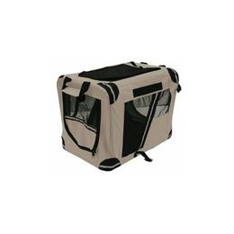 Transportbox Beige 70 x 52 x 52 cm Hundetransportbox Tiertransportbox - TrendLine