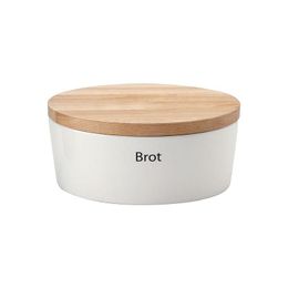 Brottopf oval mit Holzdeckel 3932 - CONTINENTA