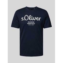 s.Oliver RED LABEL T-Shirt mit Label-Print