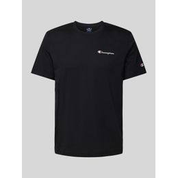 Champion T-Shirt mit Label-Print und Logo-Patch
