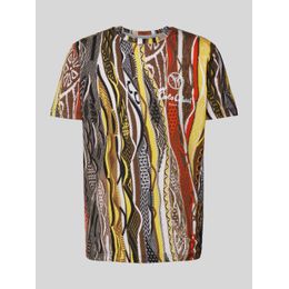 Carlo Colucci T-Shirt mit Label-Print