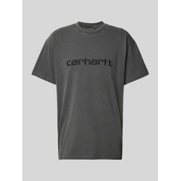 Carhartt Work In Progress T-Shirt mit Label-Stitching Modell 'DUSTER'