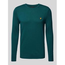 Lyle & Scott Strickpullover mit Logo-Badge