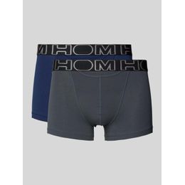 HOM Boxershorts mit elastischem Label-Bund im 2er-Pack