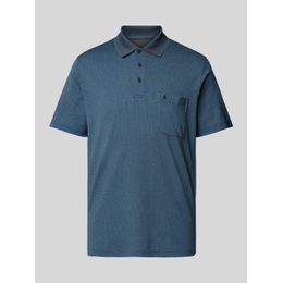 Ragman Regular Fit Poloshirt mit Allover-Muster