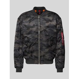 Alpha Industries Bomberjacke mit Camouflage-Muster