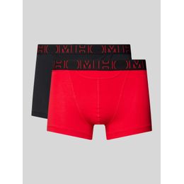 HOM Boxershorts mit elastischem Label-Bund im 2er-Pack