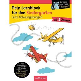 Ars Edition Mein Lernblock für den Kindergarten - Erste Schwungübungen - Hannah Lang, Kartoniert (TB)