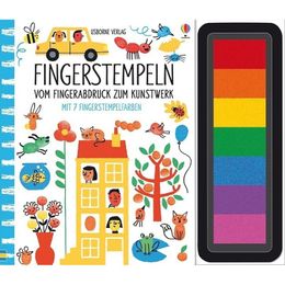 Fingerstempeln: Vom Fingerabdruck zum Kunstwerk - Fiona Watt, Gebunden